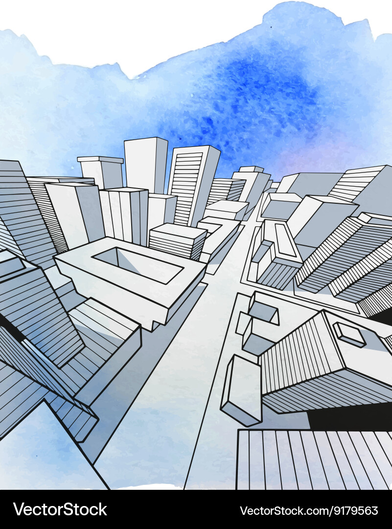 Cityscape Royalty Free Vector Image - VectorStock