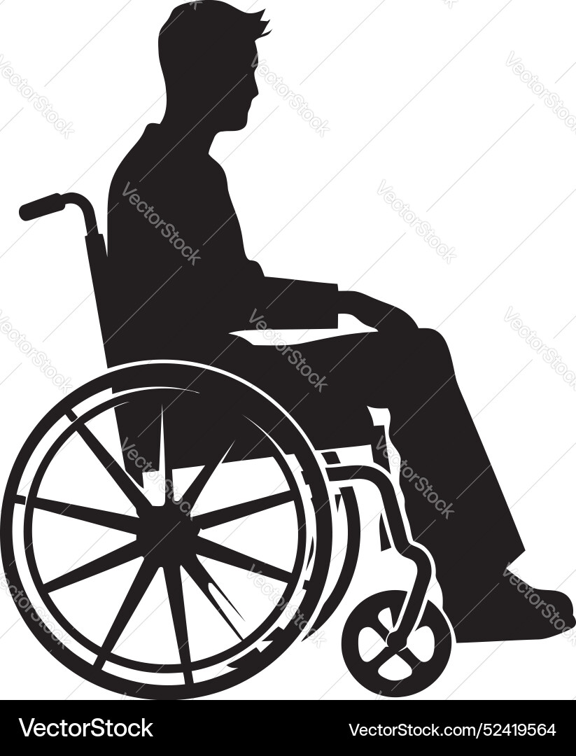 Diverse mobility disabled icon design empowerment Vector Image
