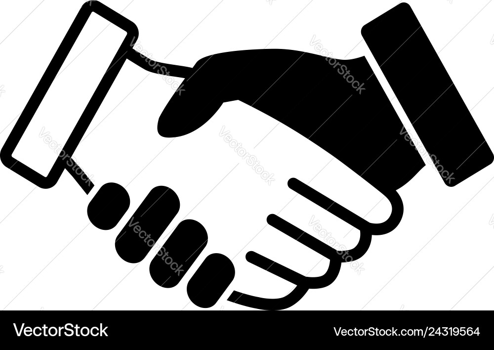 Handshake Icon - Partnership & Agreement Vector Image