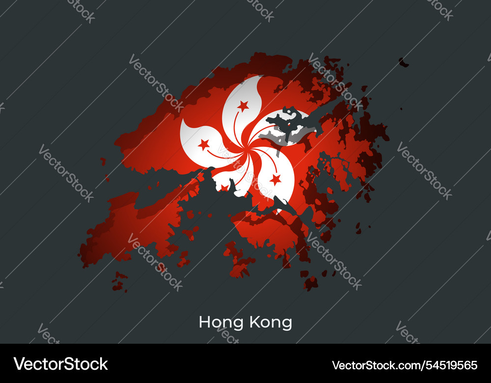 Paper cut flag Royalty Free Vector Image - VectorStock