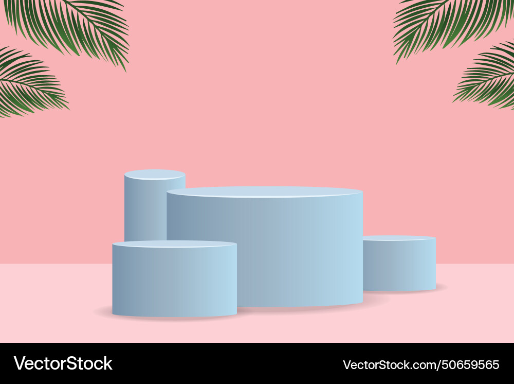 Simple podium background Royalty Free Vector Image