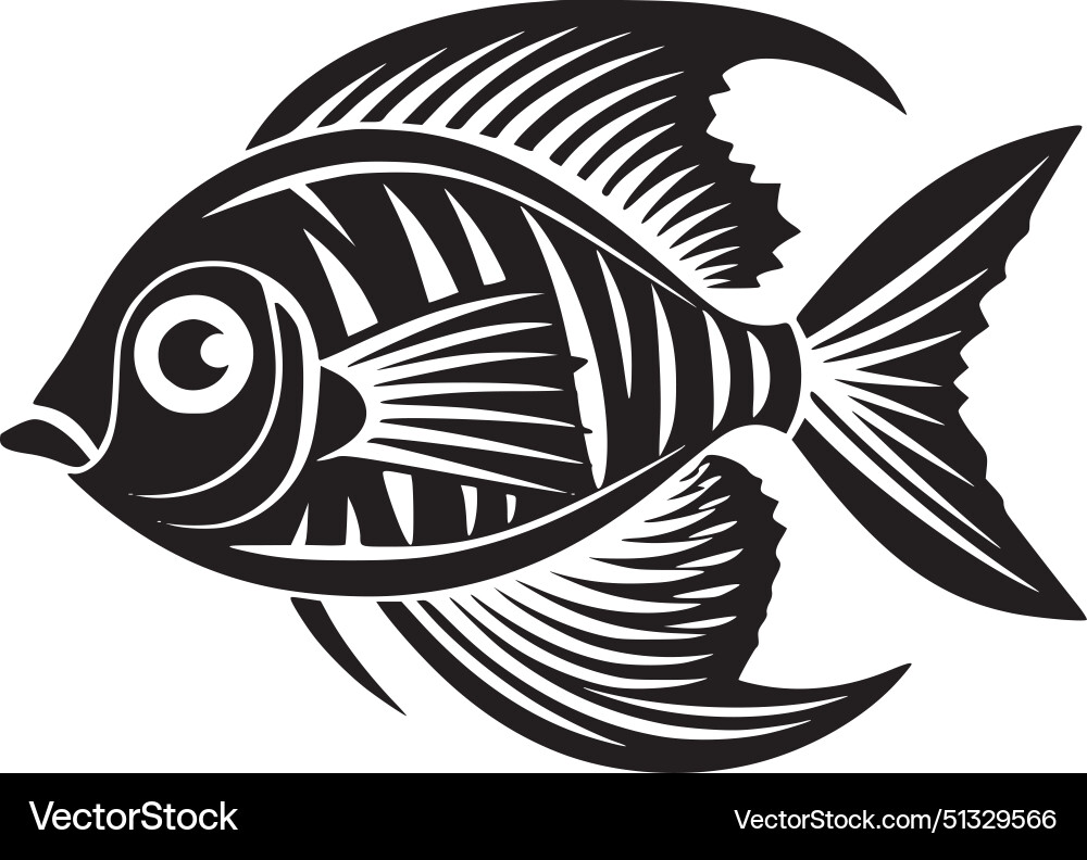 Fish - high quality logo ideal for t-shirt Vector Image