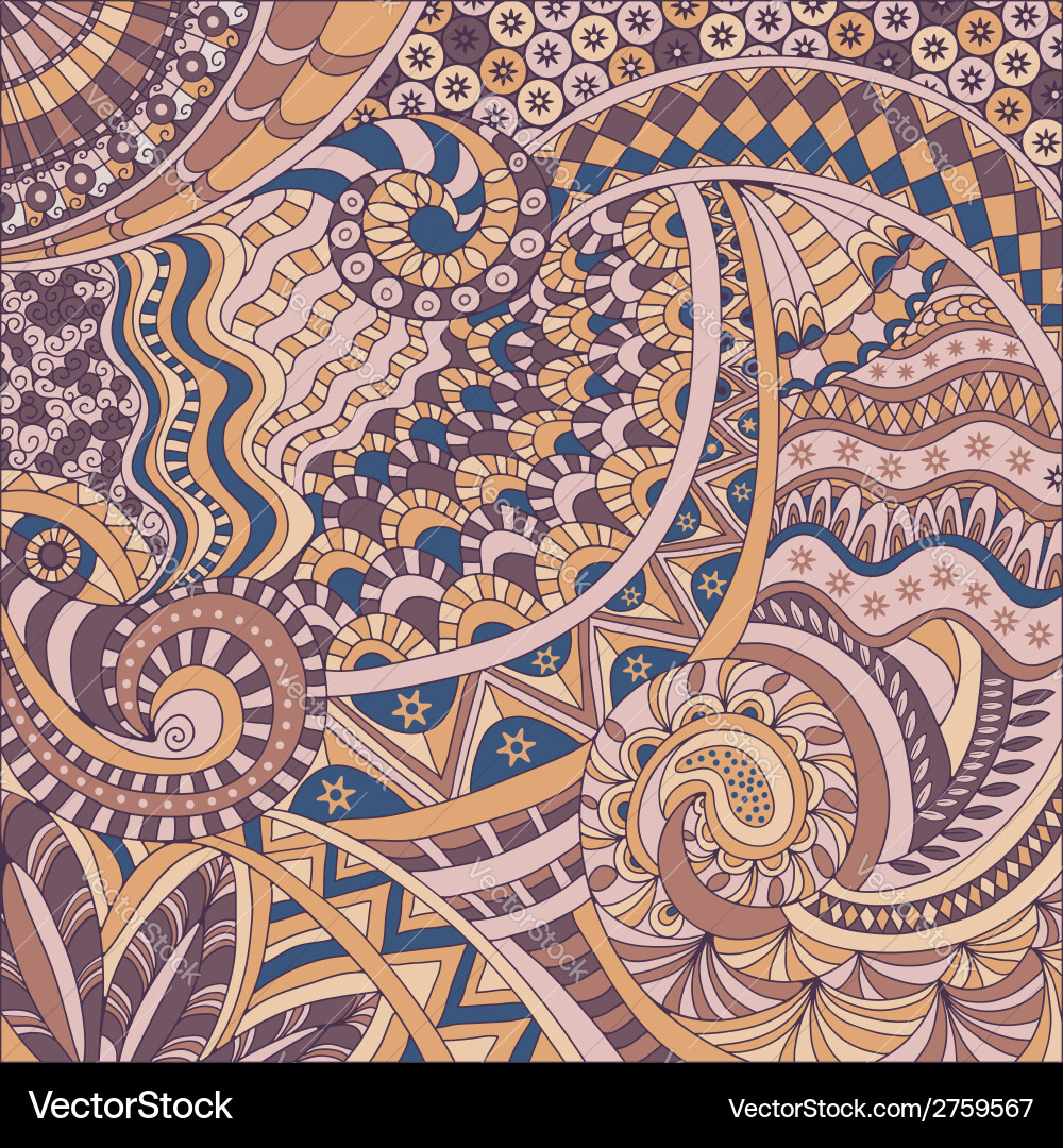 Doodle pattern Royalty Free Vector Image - VectorStock