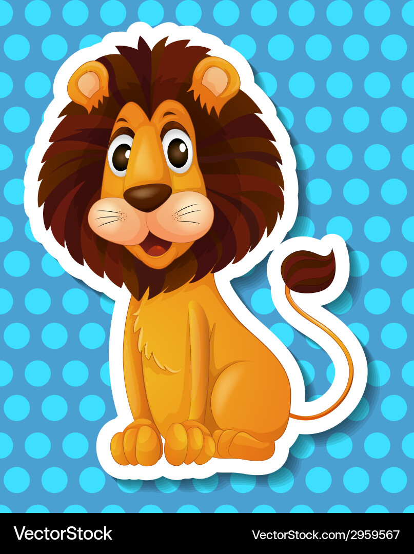 Lion Royalty Free Vector Image - VectorStock