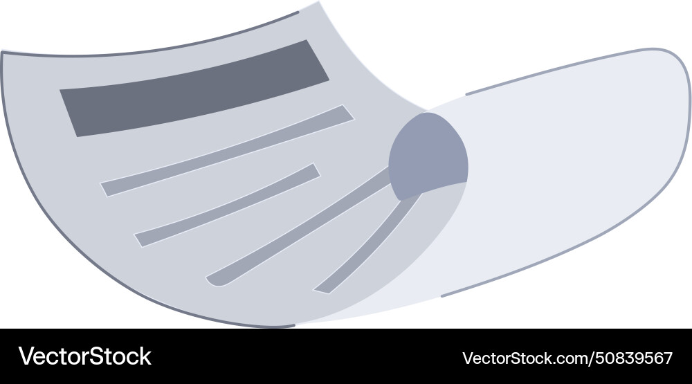 Payment receipt cartoon Royalty Free Vector Image