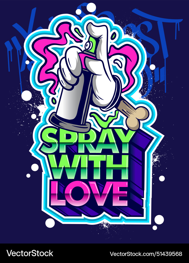 Graffiti character Royalty Free Vector Image - VectorStock