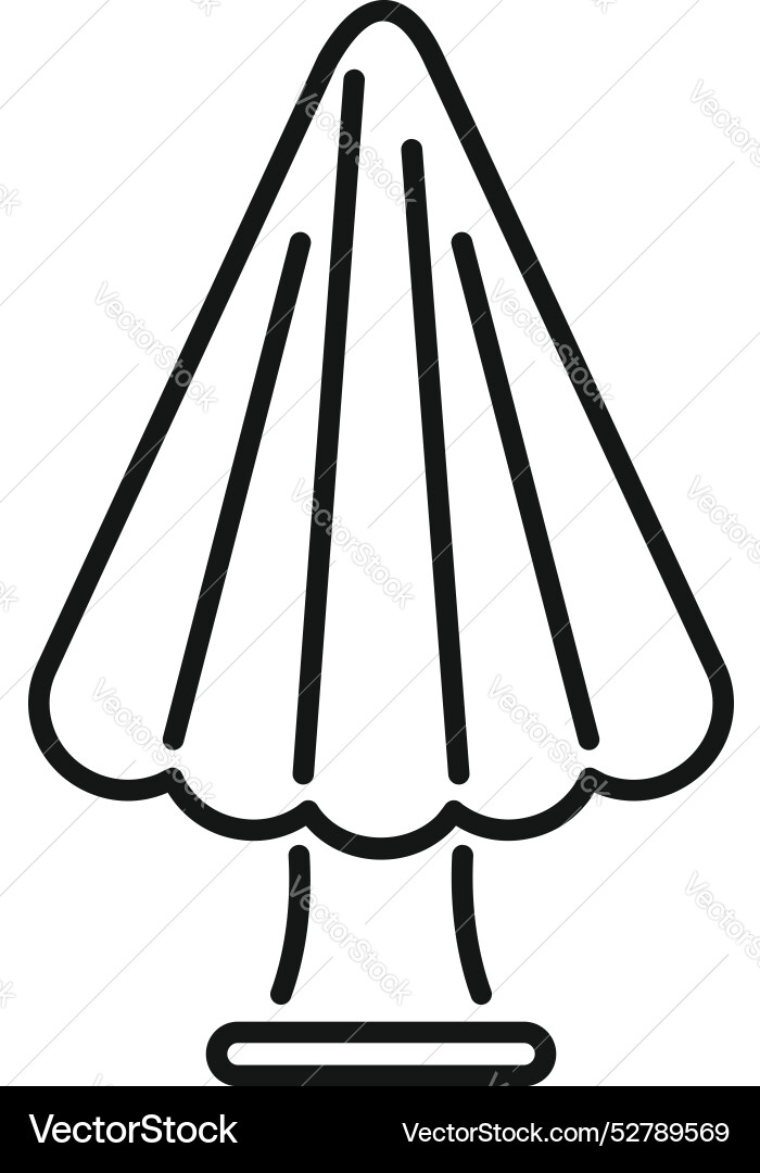 Line drawing of a nuclear explosion forming Vector Image