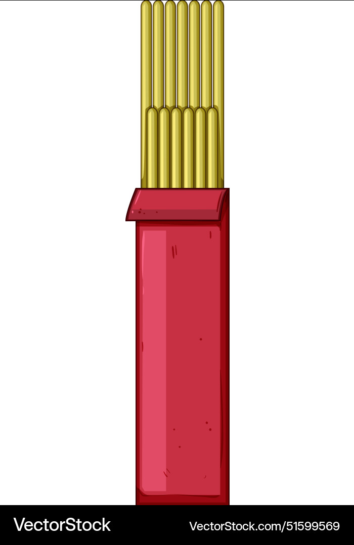 Metal electrodes welding cartoon Royalty Free Vector Image