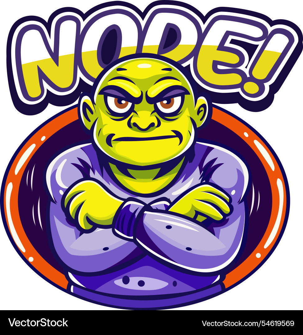 Nope Royalty Free Vector Image - VectorStock
