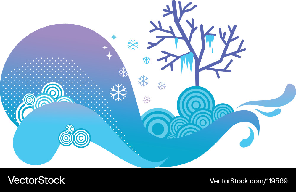 Winter Royalty Free Vector Image - VectorStock