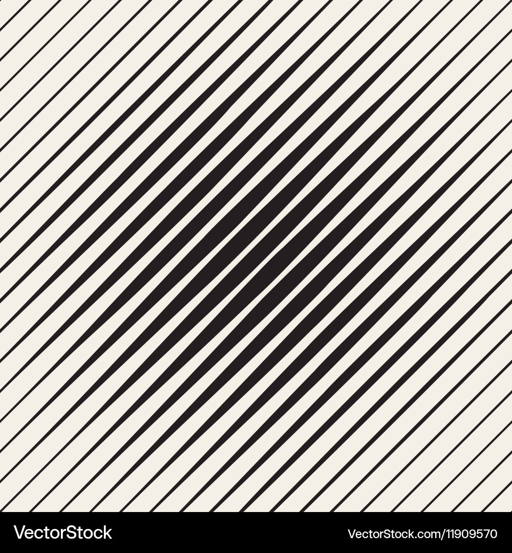 Seamless black and white parallel diagonal Vector Image