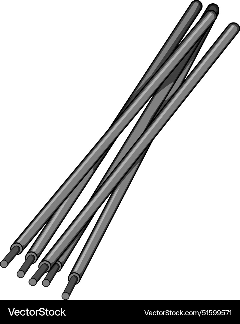 Construction electrodes welding cartoon Royalty Free Vector