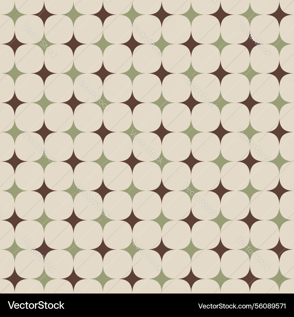 Retro geometric seamless pattern Royalty Free Vector Image