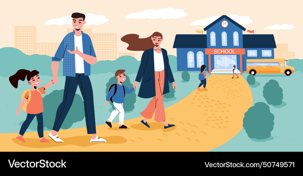 School and study background Royalty Free Vector Image