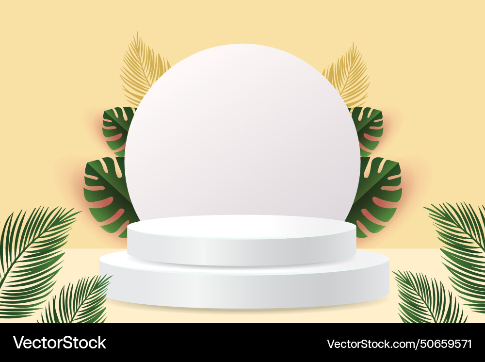 Simple podium background Royalty Free Vector Image