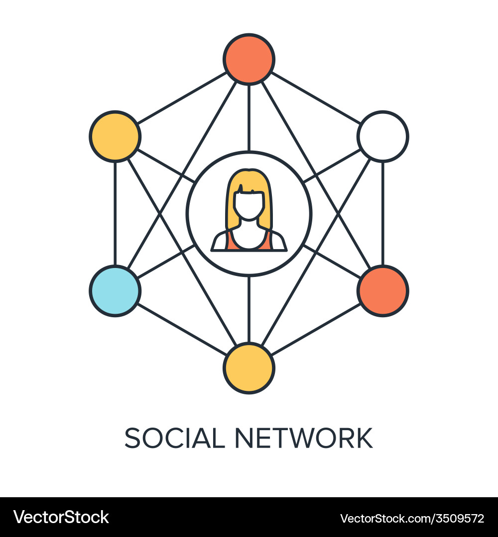 Social Media Network Icons Royalty Free Vector Image
