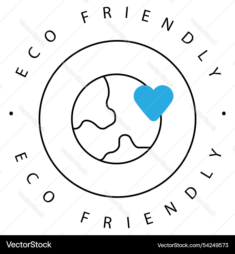 Eco-friendly sustainability icon design Royalty Free Vector