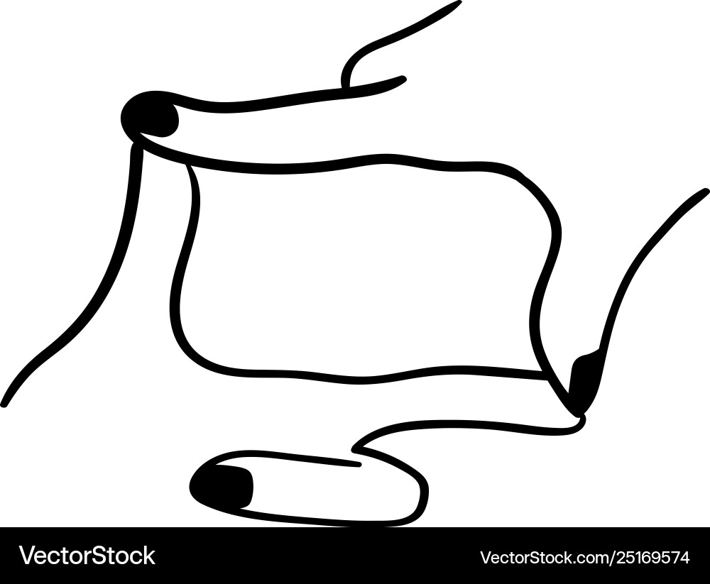 Hand photo frame Royalty Free Vector Image - VectorStock