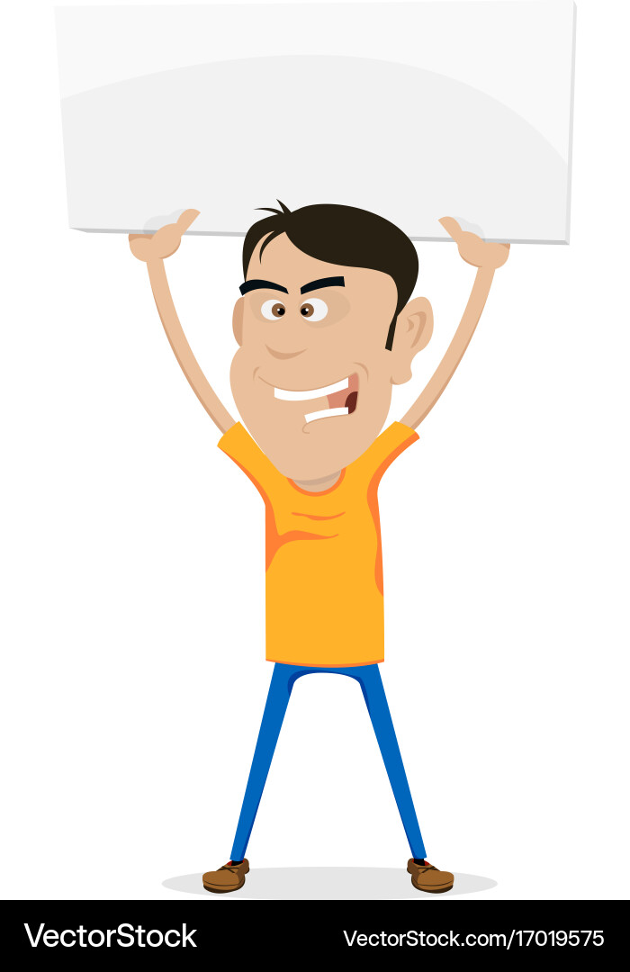 Happy man Royalty Free Vector Image - VectorStock