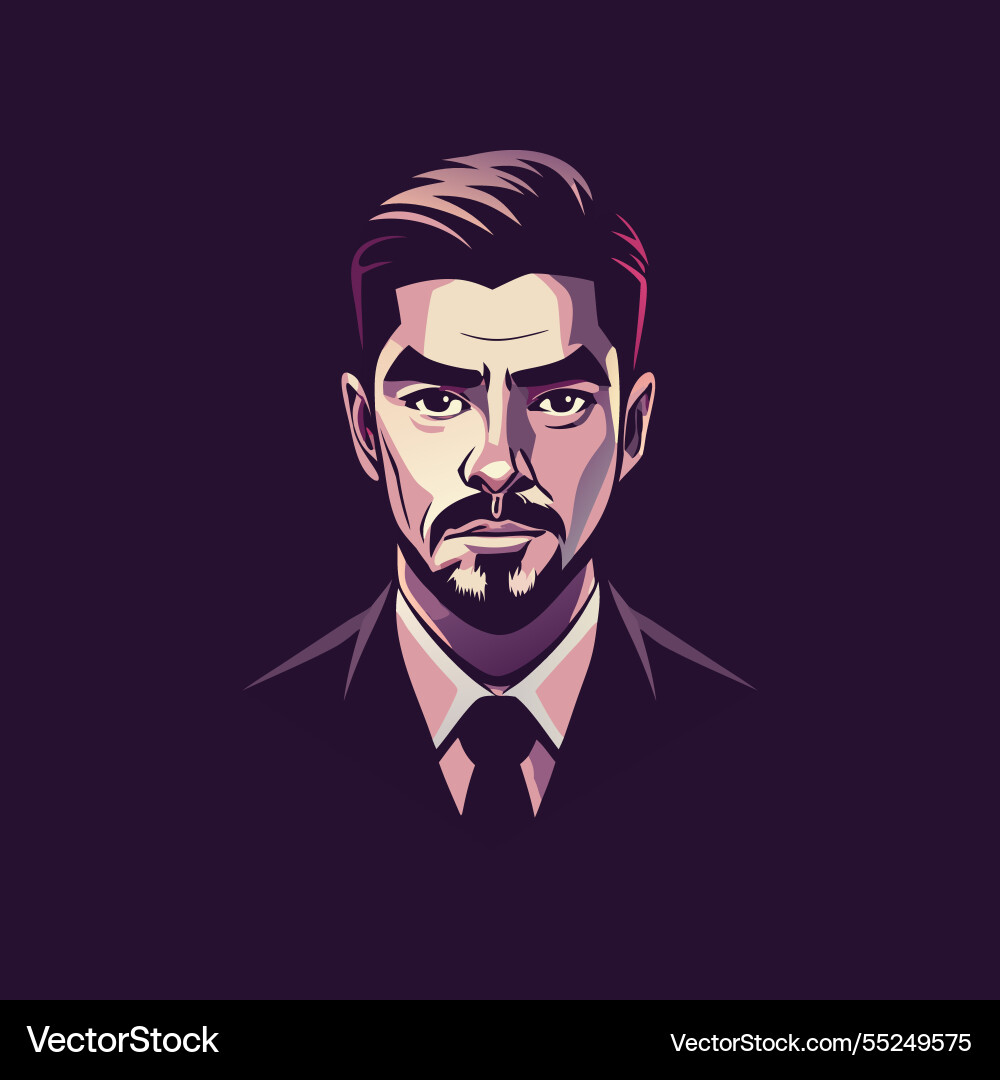 Professional character Royalty Free Vector Image