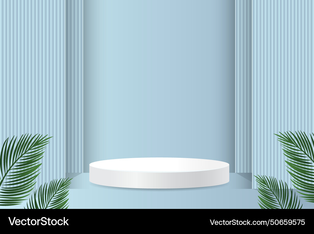 Simple podium background Royalty Free Vector Image