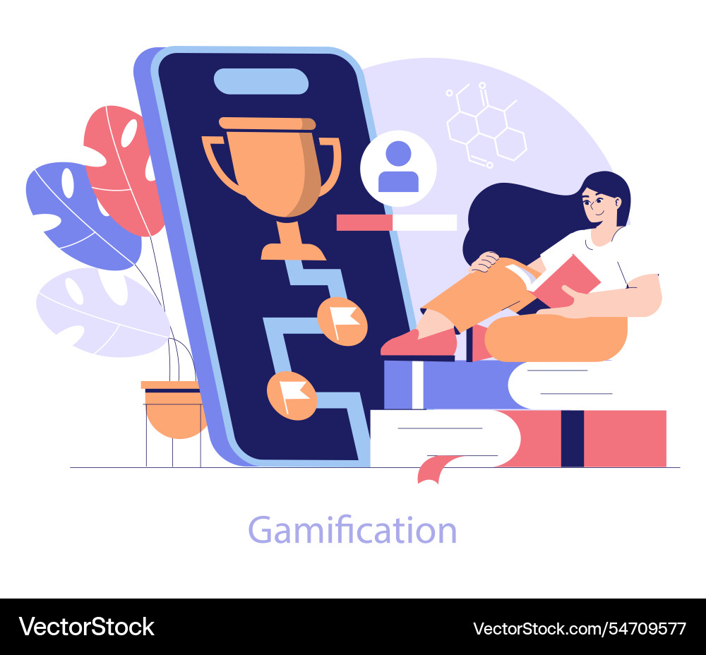 Edtech flat Royalty Free Vector Image - VectorStock