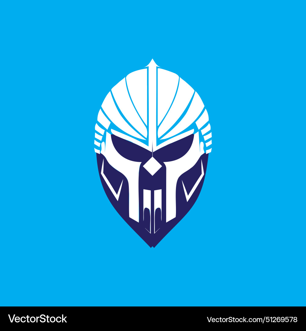A futuristic and awesome emblem logo Royalty Free Vector