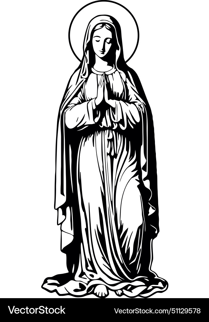 Virgin Immaculate Mary Vector Images (over 230)