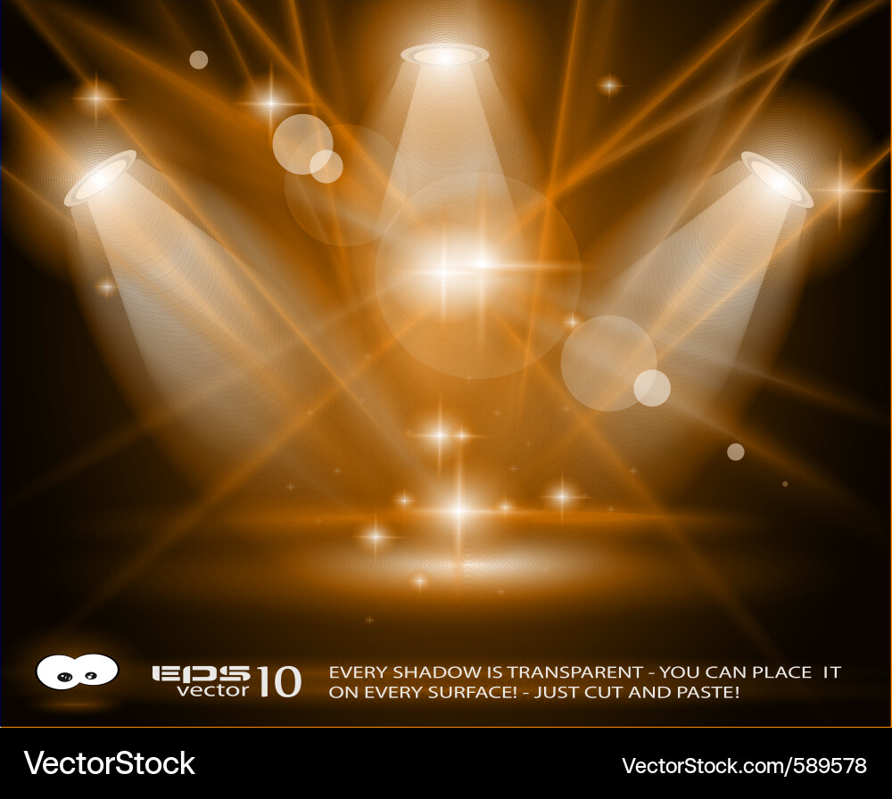 Concert lights Royalty Free Vector Image - VectorStock