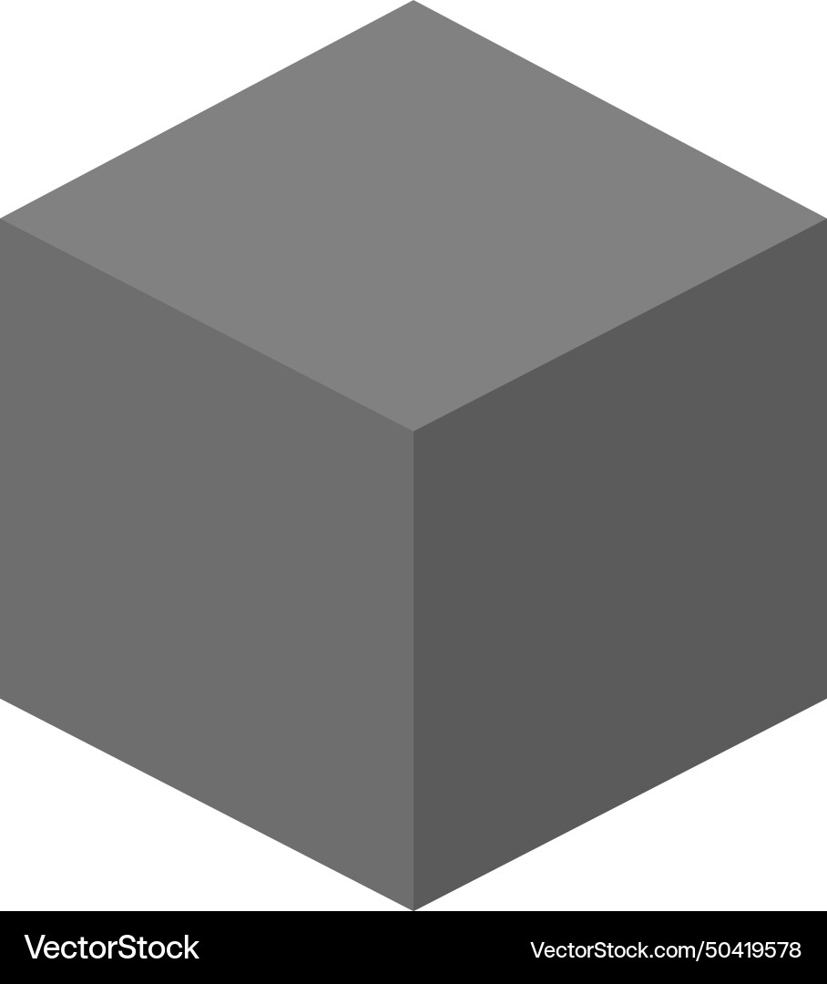 Cube icon image Royalty Free Vector Image - VectorStock