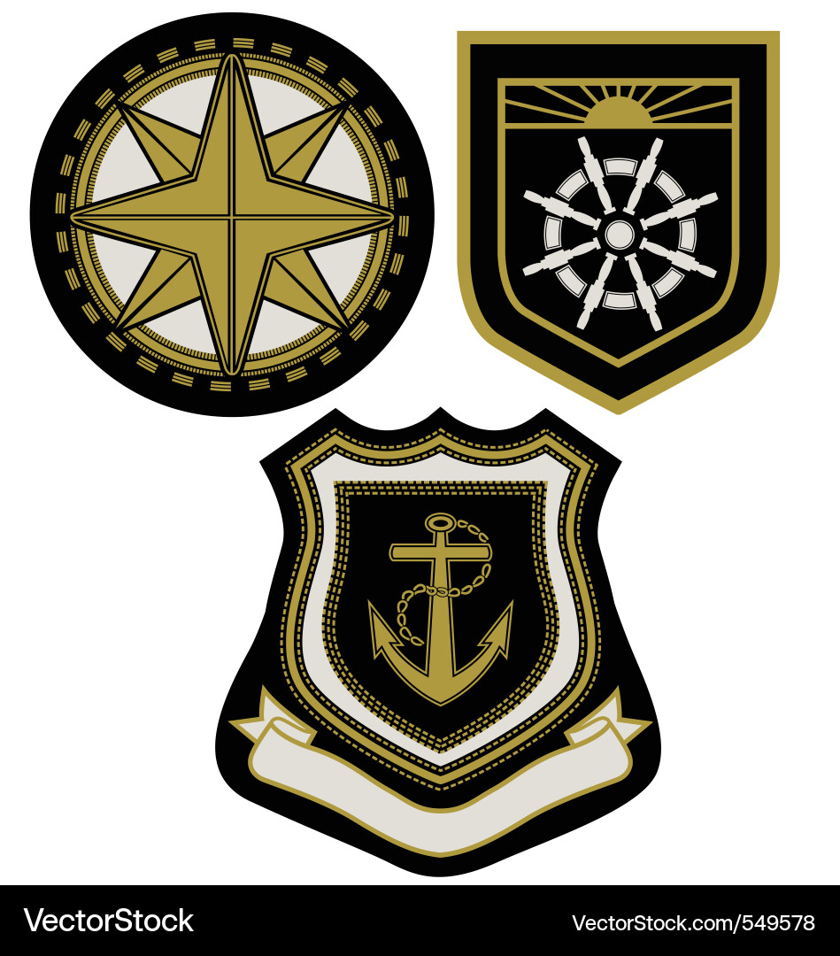 Emblem badge Royalty Free Vector Image - VectorStock