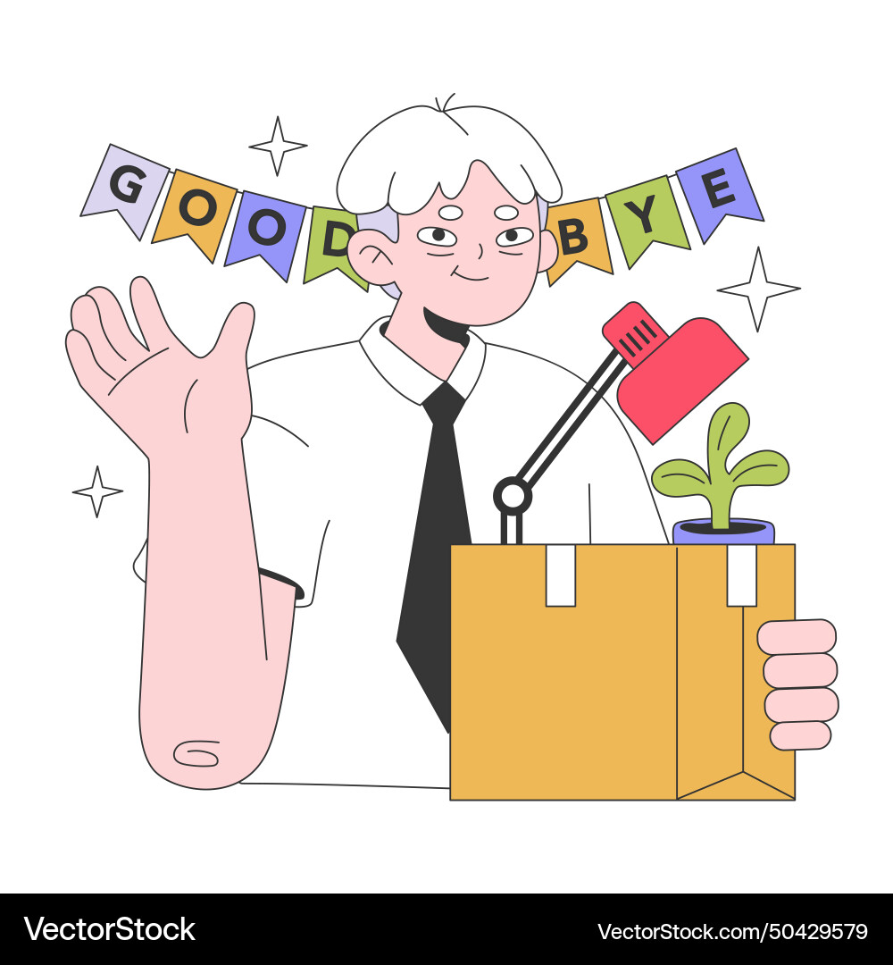 Senior life milestones getting old and maturing Vector Image