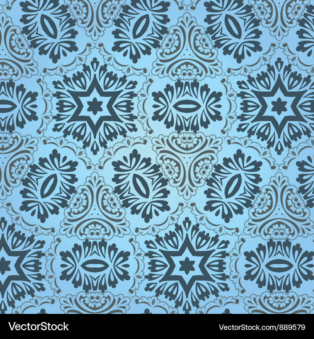 Vintage floral pattern Royalty Free Vector Image