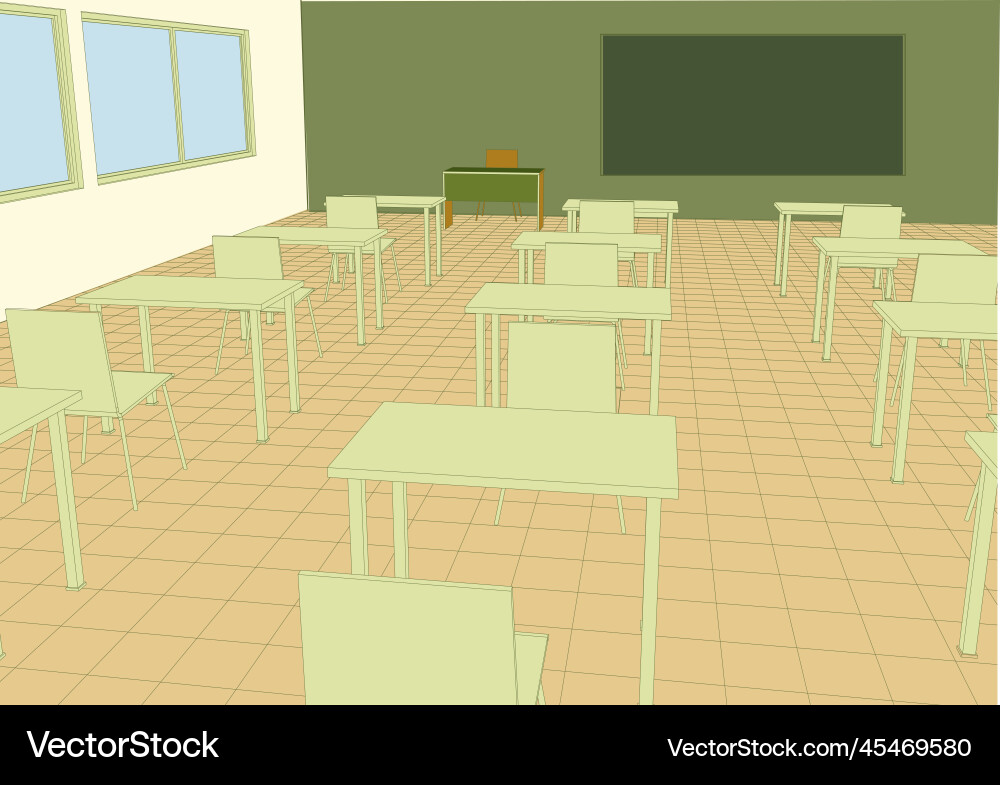 Classroom Royalty Free Vector Image - VectorStock