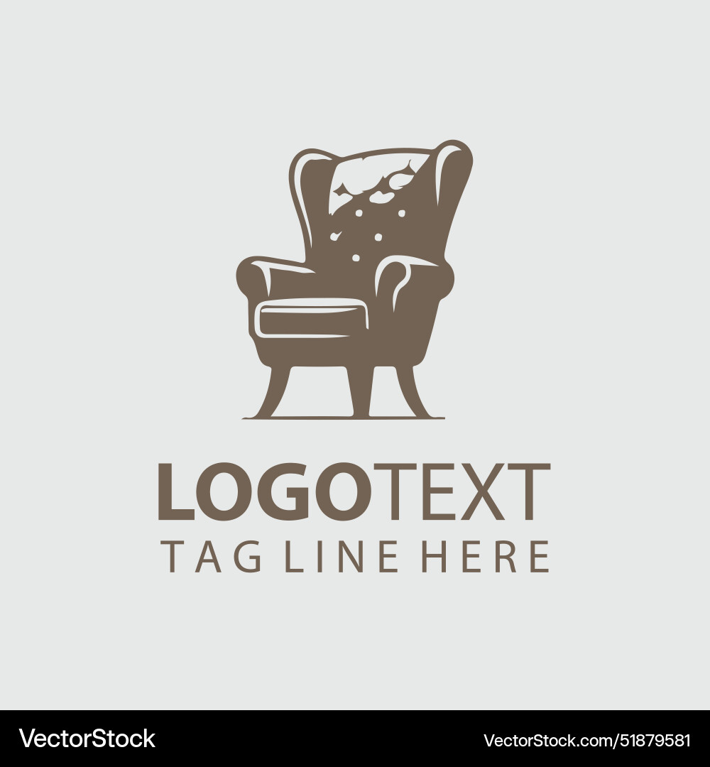Sofa logo Royalty Free Vector Image - VectorStock