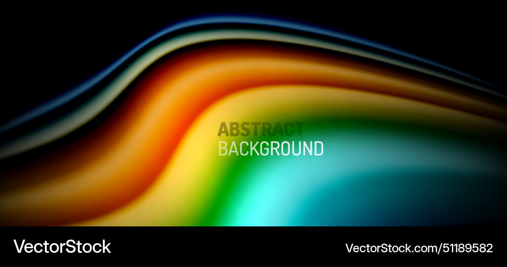 Vibrant colors swirling in a liquid pattern Vector Image