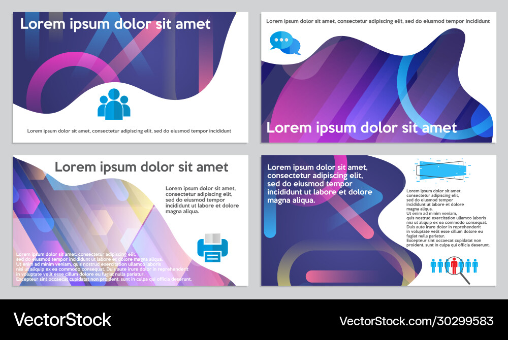 Abstract binder layout white a4 brochure cover Vector Image