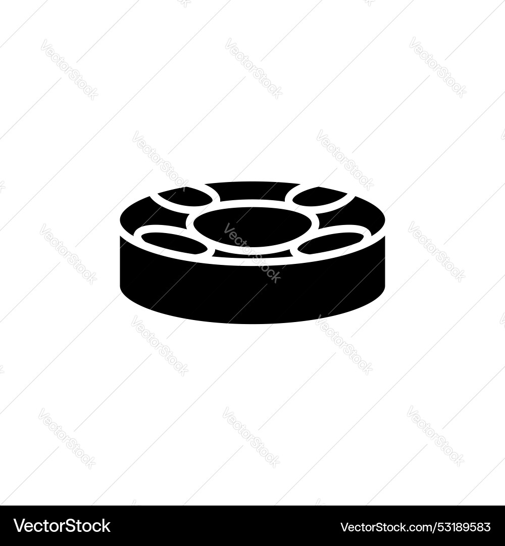 Drum steelpan icon isolated on white background Vector Image