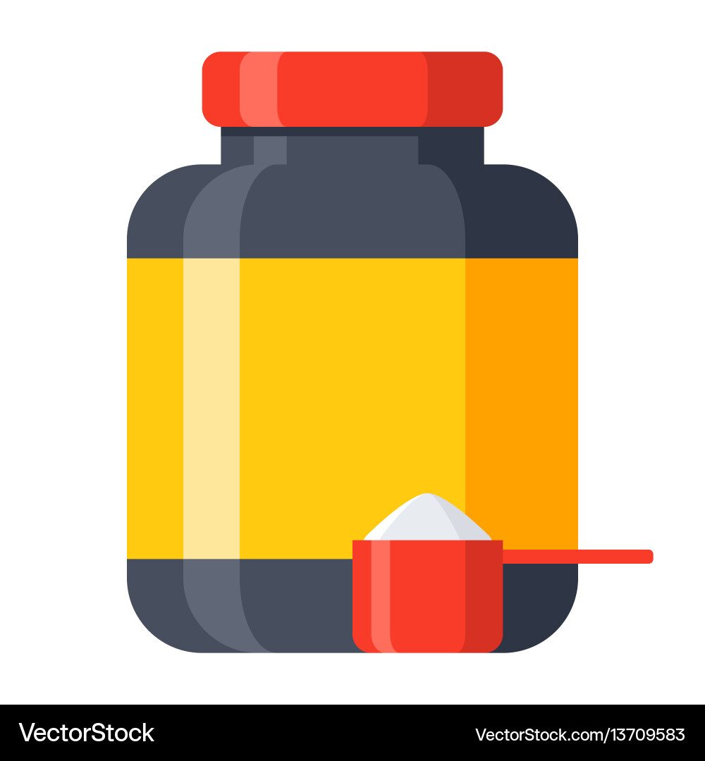 Protein Powder Icon Royalty Free Vector Image - VectorStock
