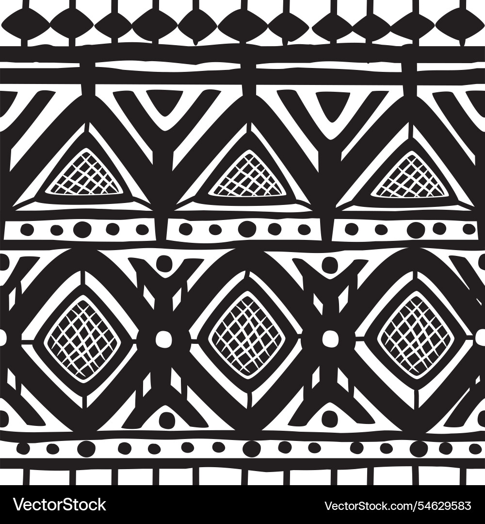 Seamless pattern tribal texture ethnic background Vector Image