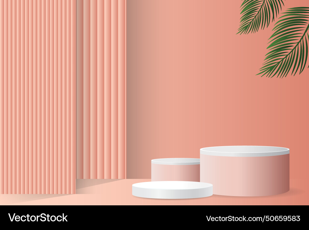Simple podium background Royalty Free Vector Image
