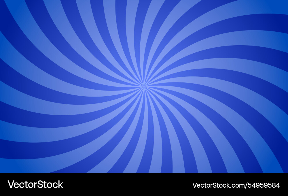Blue spiral swirl abstract background Royalty Free Vector
