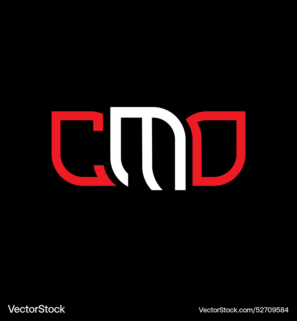 Com logo design simple and modern Royalty Free Vector Image