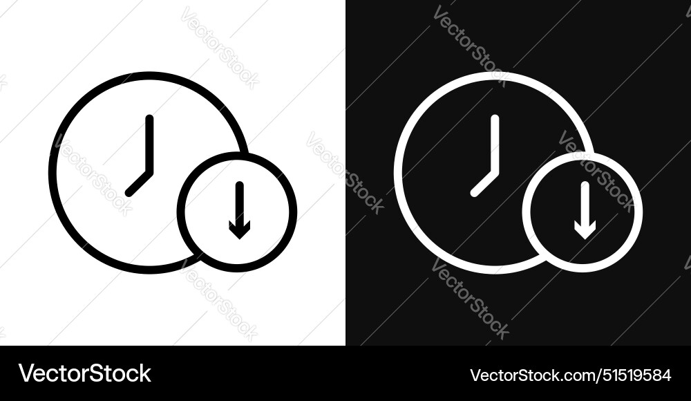 Down time icon Royalty Free Vector Image - VectorStock
