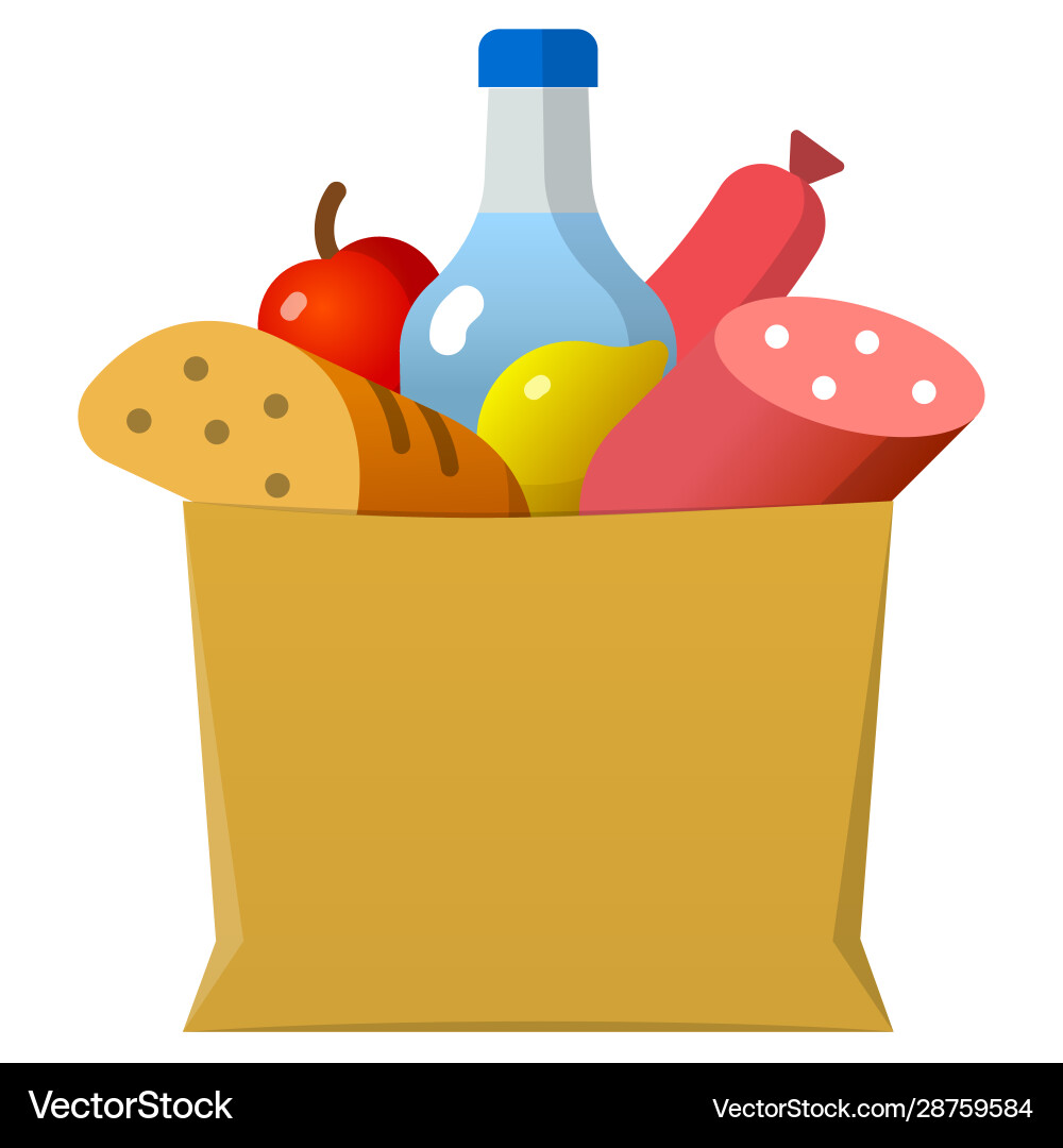 Food pack icon Royalty Free Vector Image - VectorStock