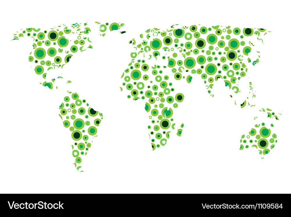 Map round texture Royalty Free Vector Image - VectorStock
