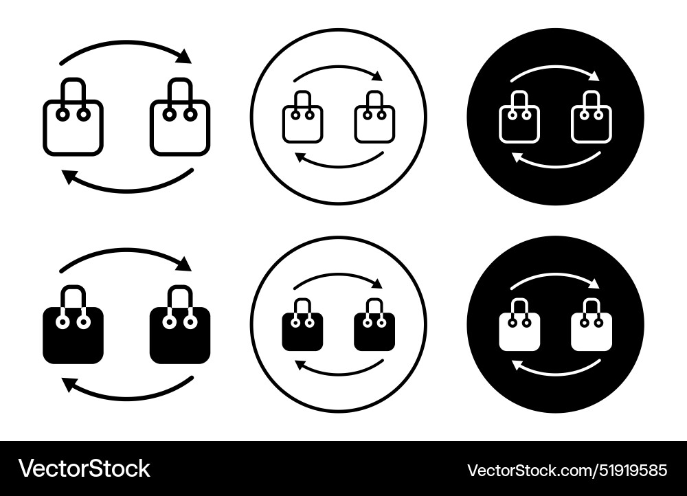 C2c icon collection of outline thin line symbol Vector Image