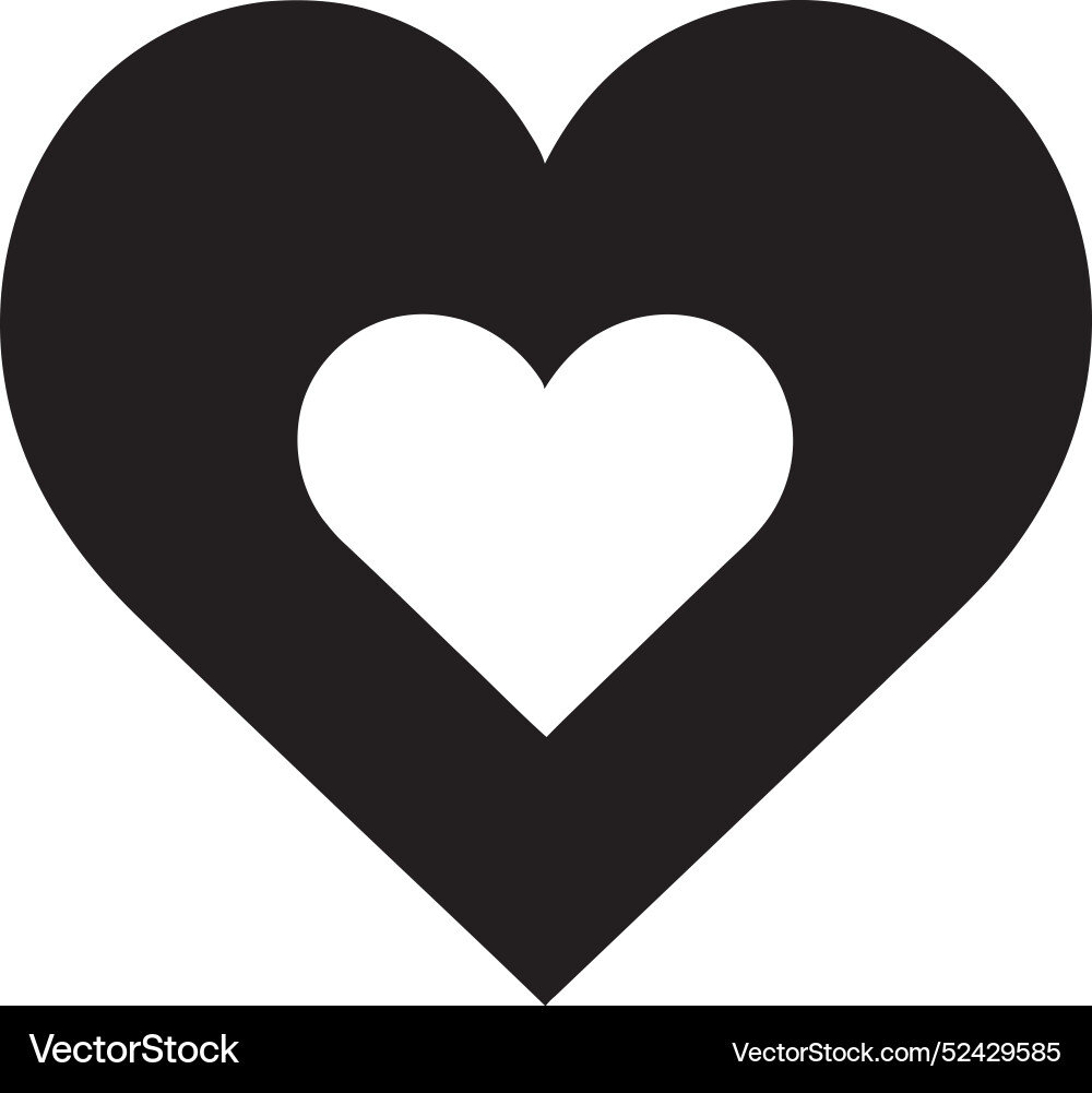 Elegant love sketch black affectionabstracted Vector Image