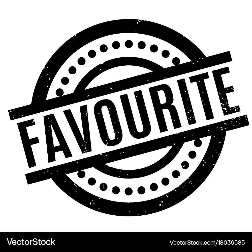 Favourite rubber stamp Royalty Free Vector Image