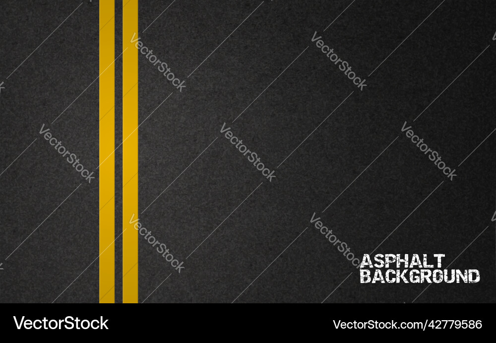 Asphalt road texture background tarmac surface Vector Image